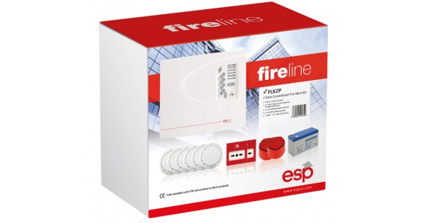 ESP FLK2P 2 Zone Conventional Fire Alarm Kit